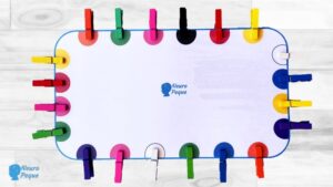 Juego de helados de colores | Material para trabajar la atención en niños