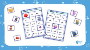 Bingos silábicos | Actividades de sílabas