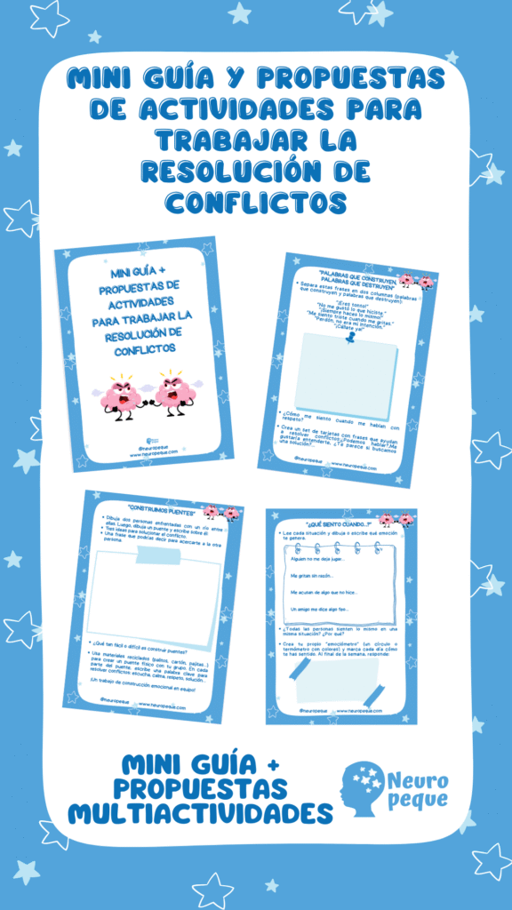 Mini guía y propuestas para trabajar la resolución de conflictos