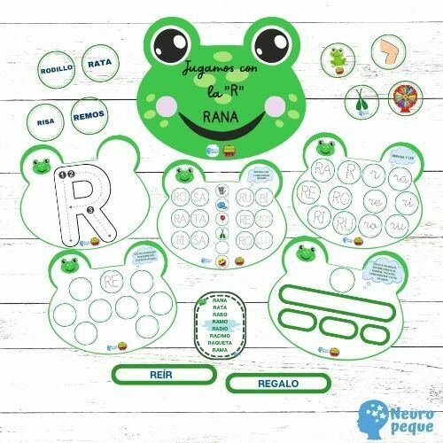 Jugamos con la letra R | cuadernos letras