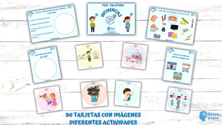 Pack tarjetario inferencias | Recursos inferencias